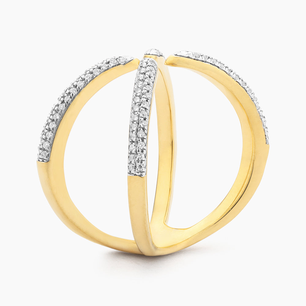 Buy All Axis Diamond Ring Online | Affordable Diamond Statement Rings ...